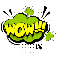 Add Free Comic Stickers PNG and Cliparts | LightX